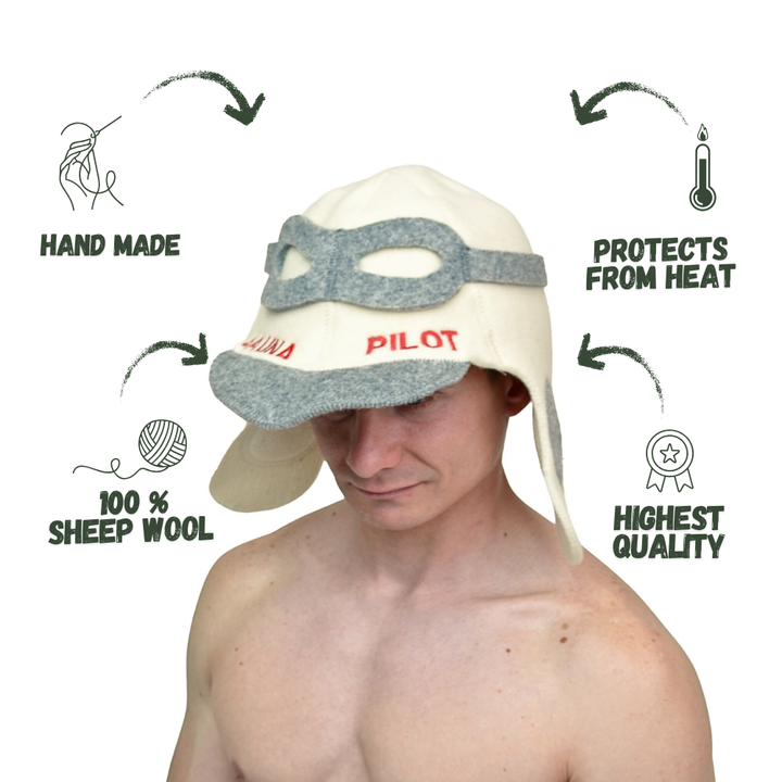 Wool sauna hats for men | Best Russian banya hats – Saunaguru.eu