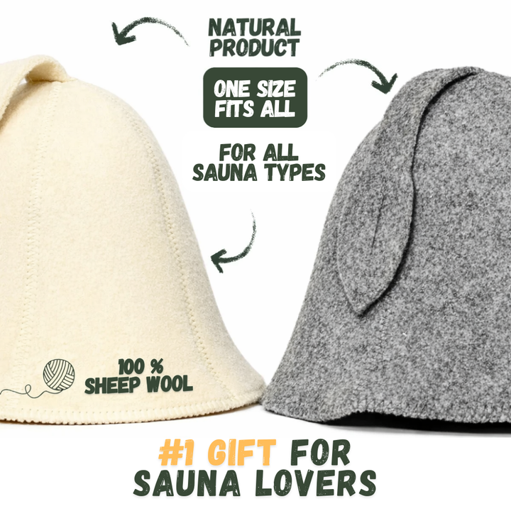 Sauna hats | Wool sauna hat | Custom sauna hats – Saunaguru.eu